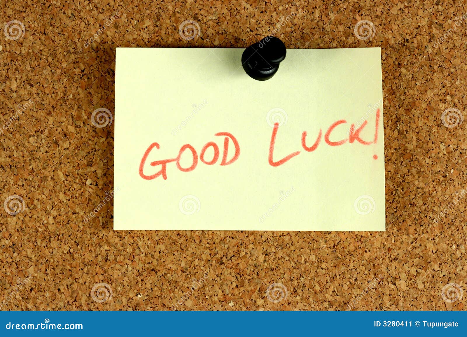 Good Luck stock image. Image of paper, adhesive, postit - 3280411