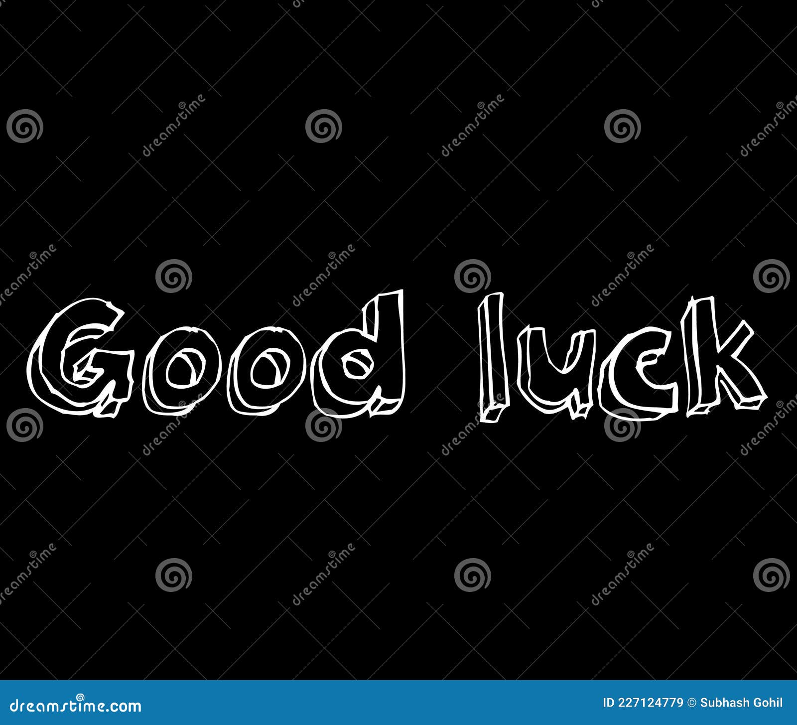 Good luck background stock illustration. Illustration of good - 227124779