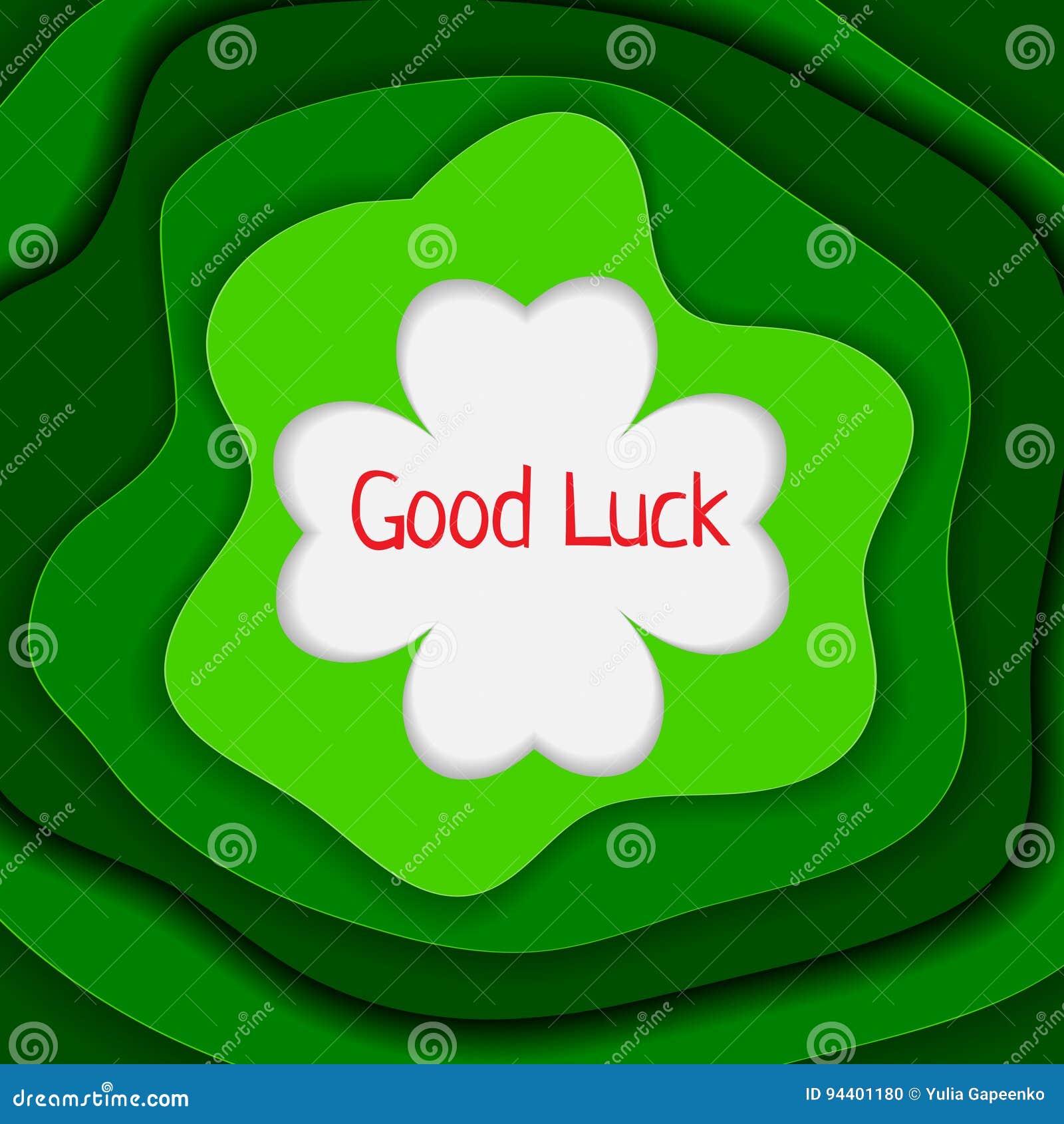 Good Luck Background Vector Illustration Stock Vector - Illustration of ...
