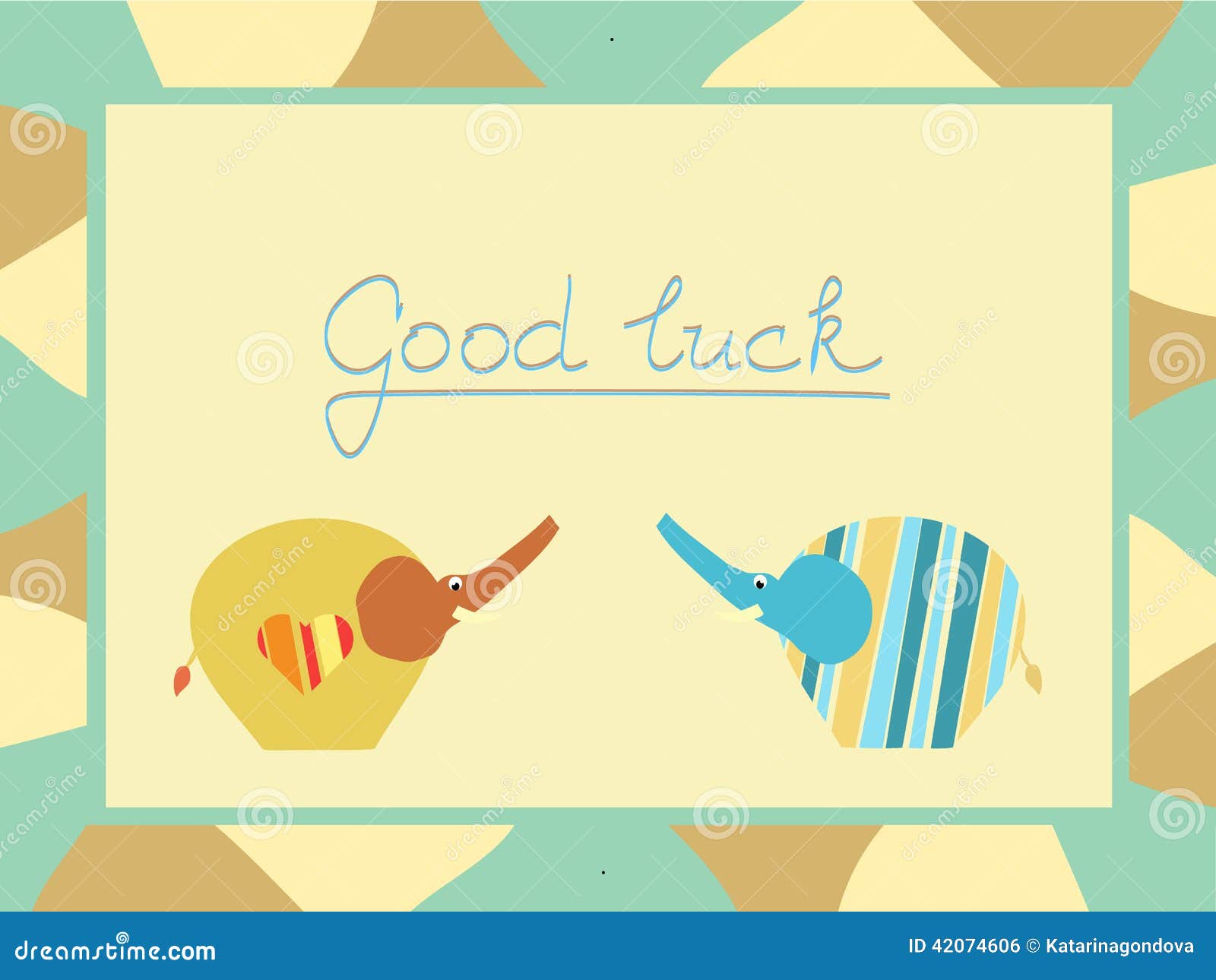 Good luck background stock vector. Illustration of blue - 42074606