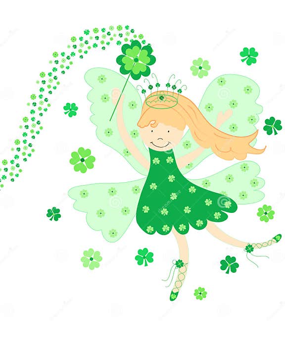 Good Luck Fairy stock illustration. Illustration of celebrate - 4453358