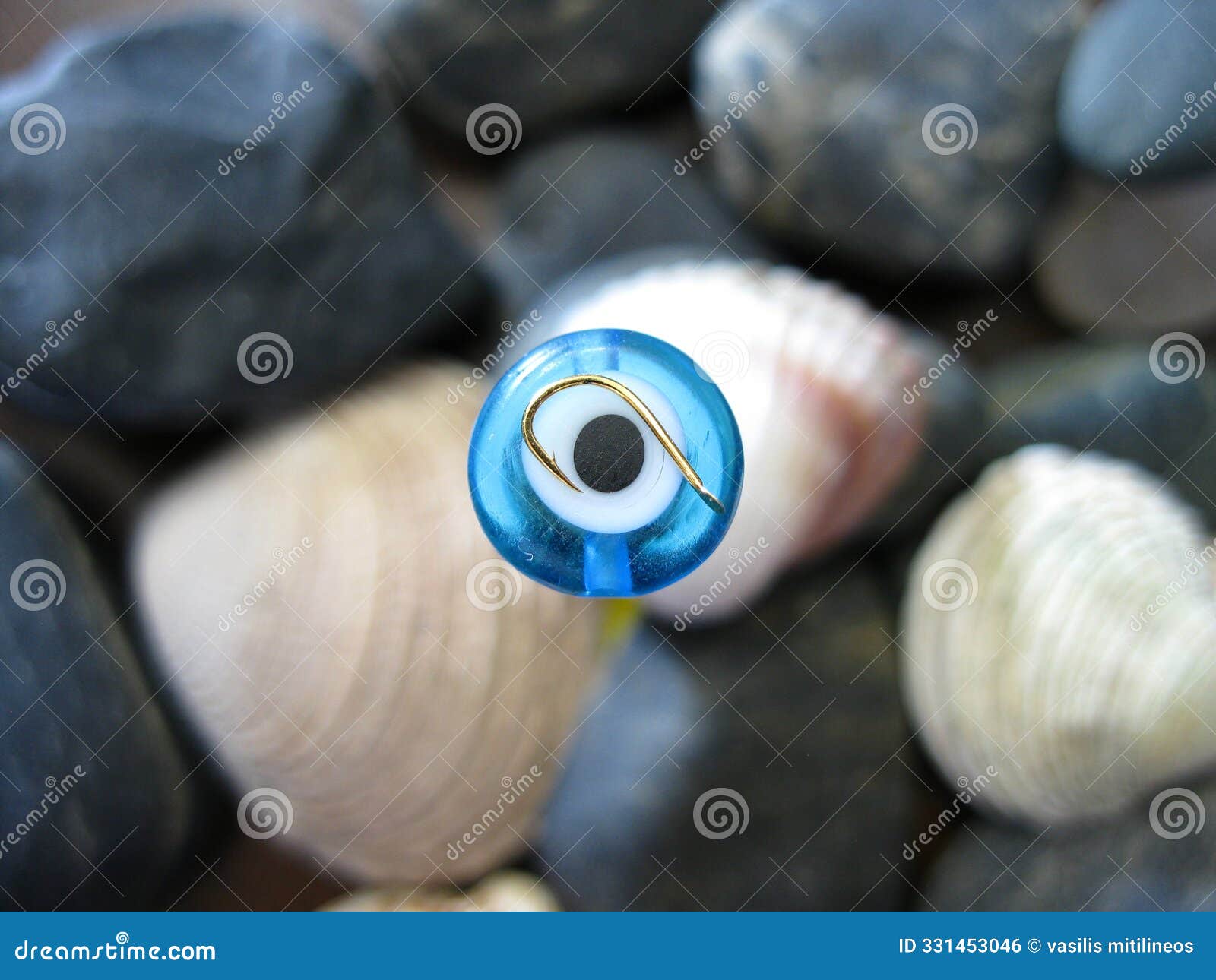 Good Luck on the Fishing Hook Stock Photo - Image of fish, luck: 331453046