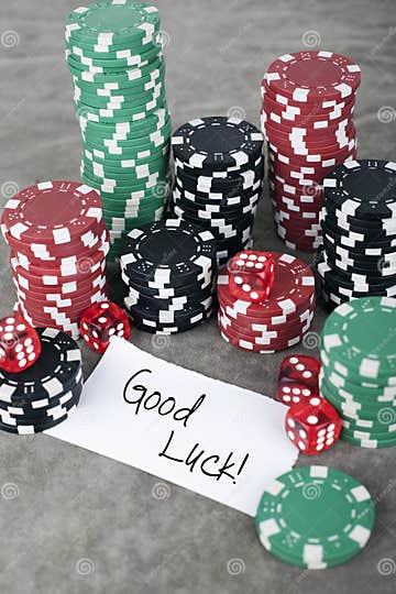 Good Luck stock photo. Image of chips, moving, investment - 43710750