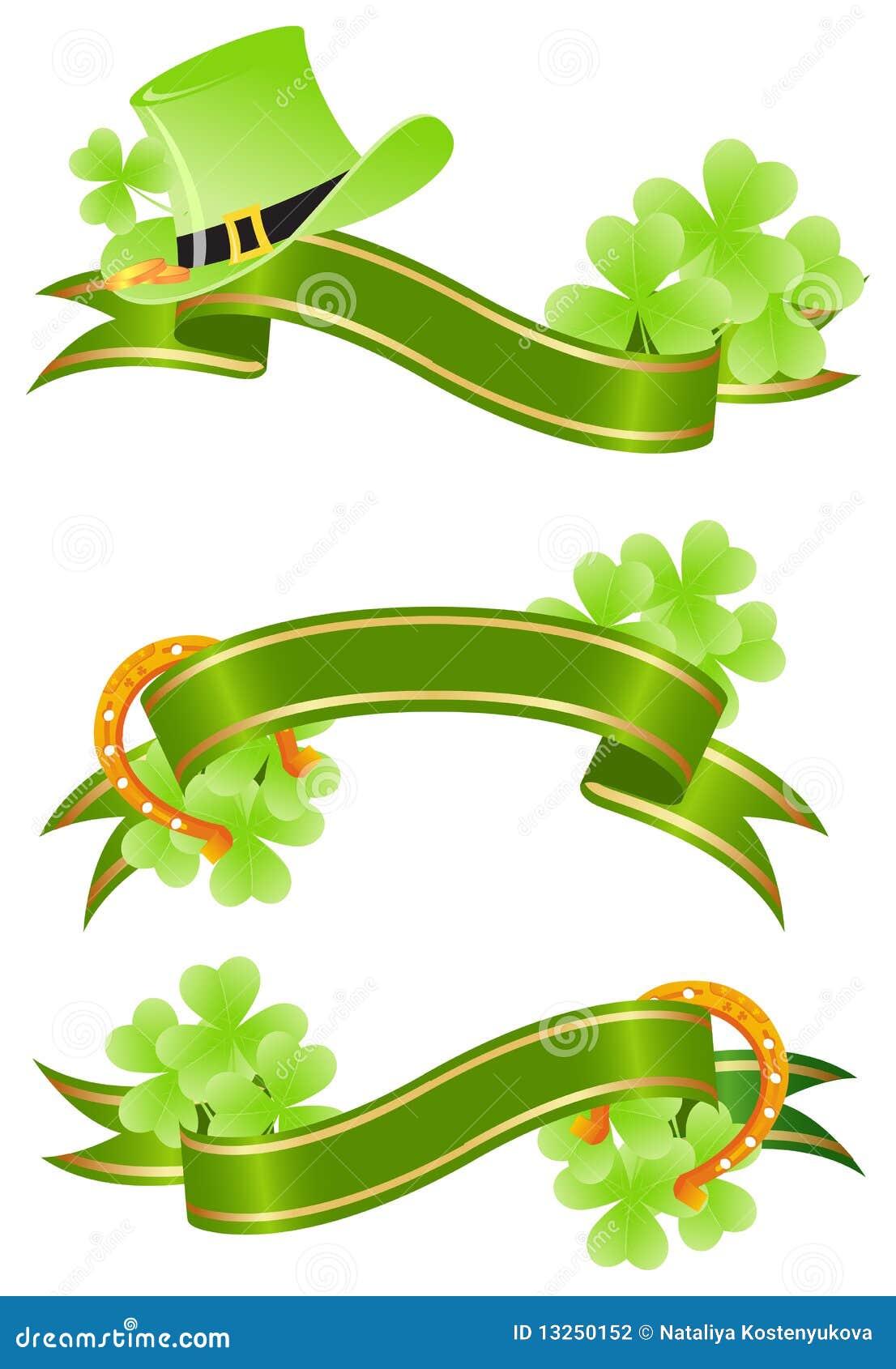 Good Luck or St. Patrick S Day Banner Stock Vector - Illustration of ...