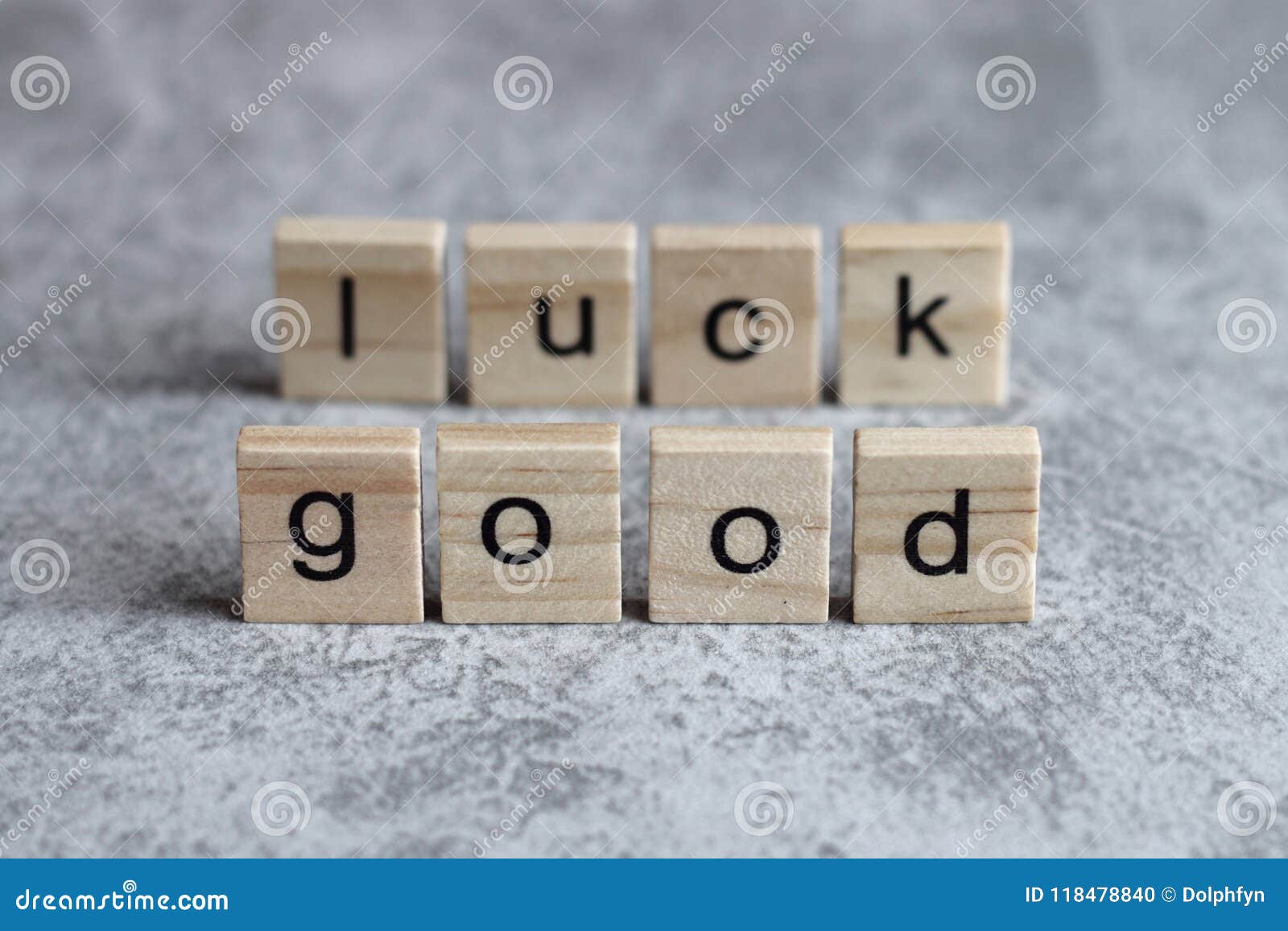 Bad Luck Word On Board Game Alphabet Letter With K Alphabet Falling ...