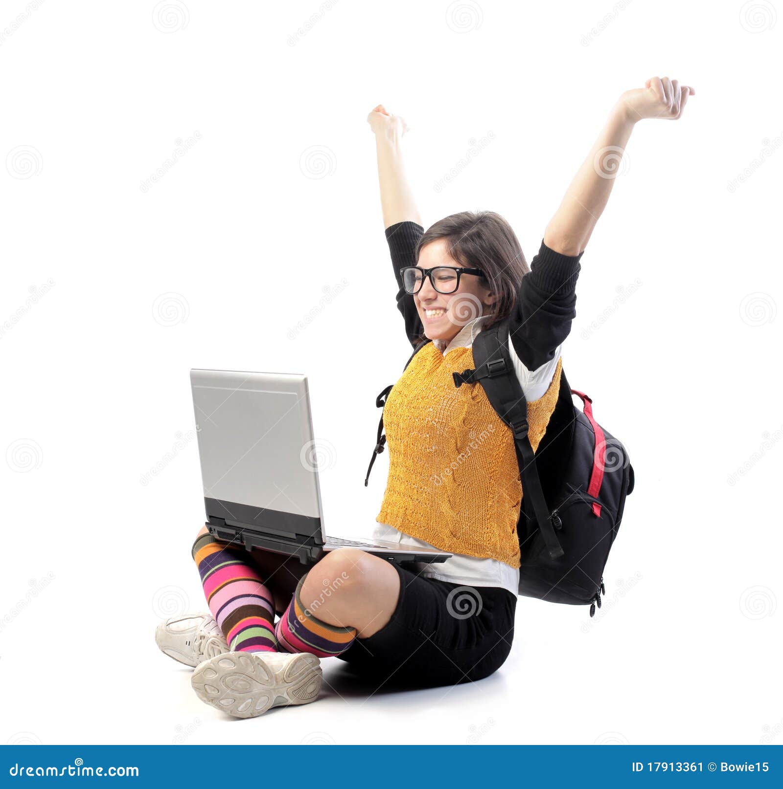 Good mark stock image. Image of study, female, isolated - 17913361