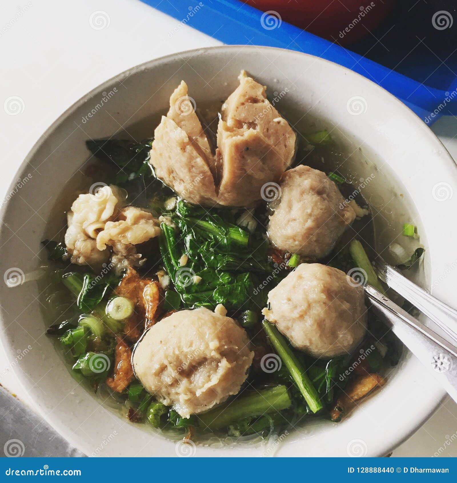 Bakso stock photo. Image of bakso, meatballs, good, meaty - 128888440