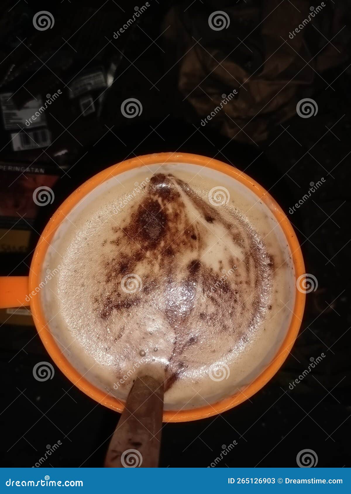 Good Milk Coffee To Drink at Night Stock Image - Image of good, night ...