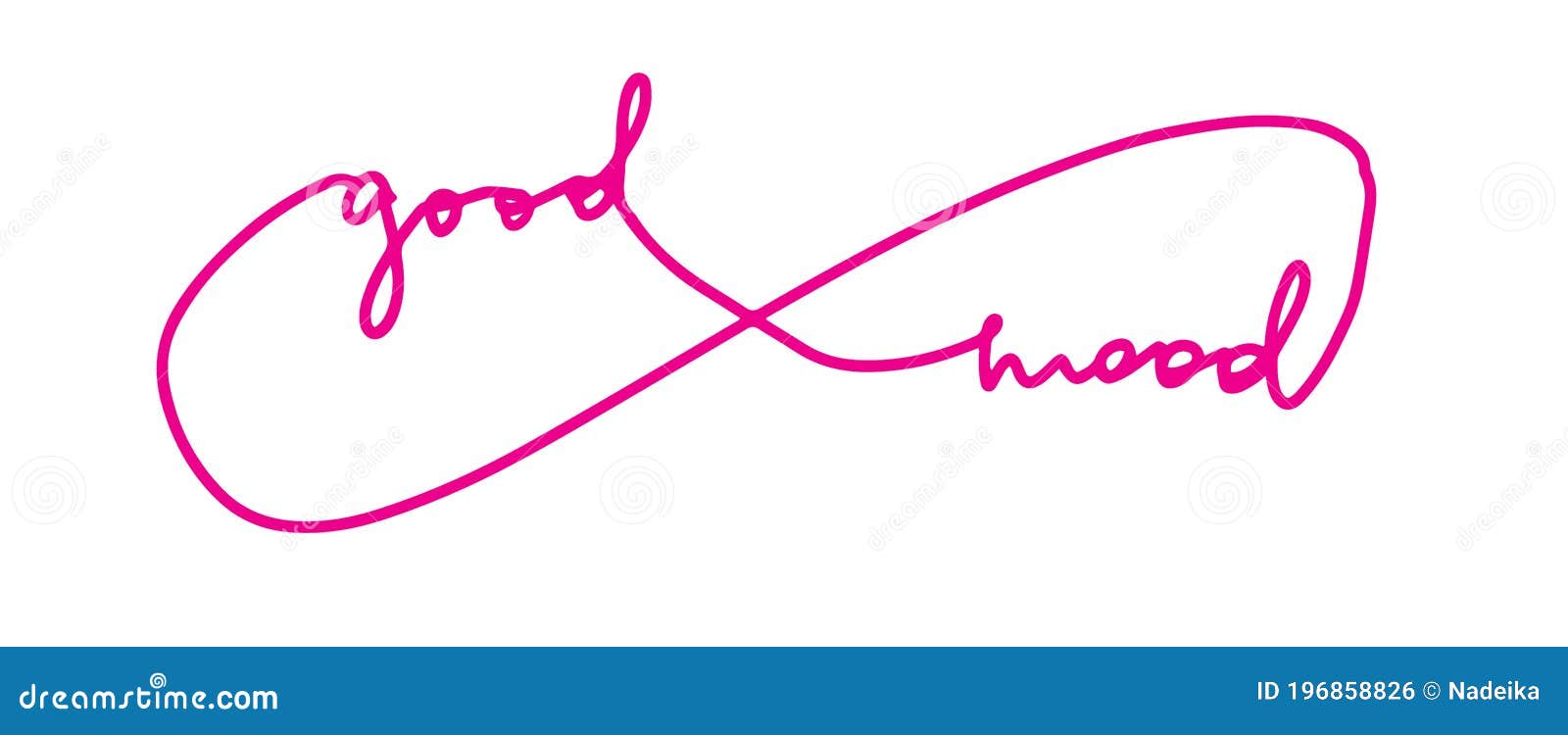 Good Mood Hand Written Lettering Stock Vector - Illustration of doodle ...