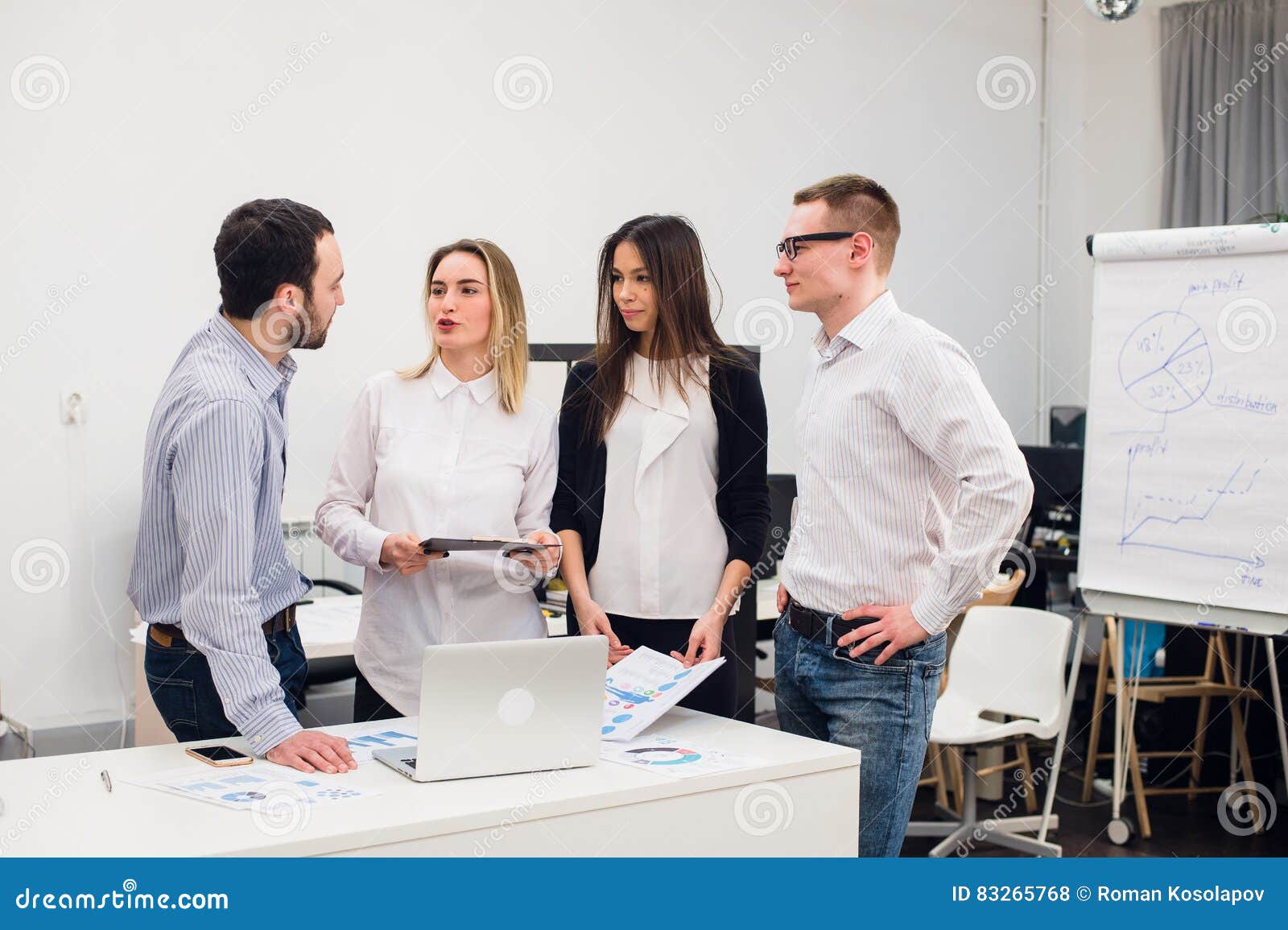 Good Mood Never Leaves Them Even at Work Stock Photo - Image of ...