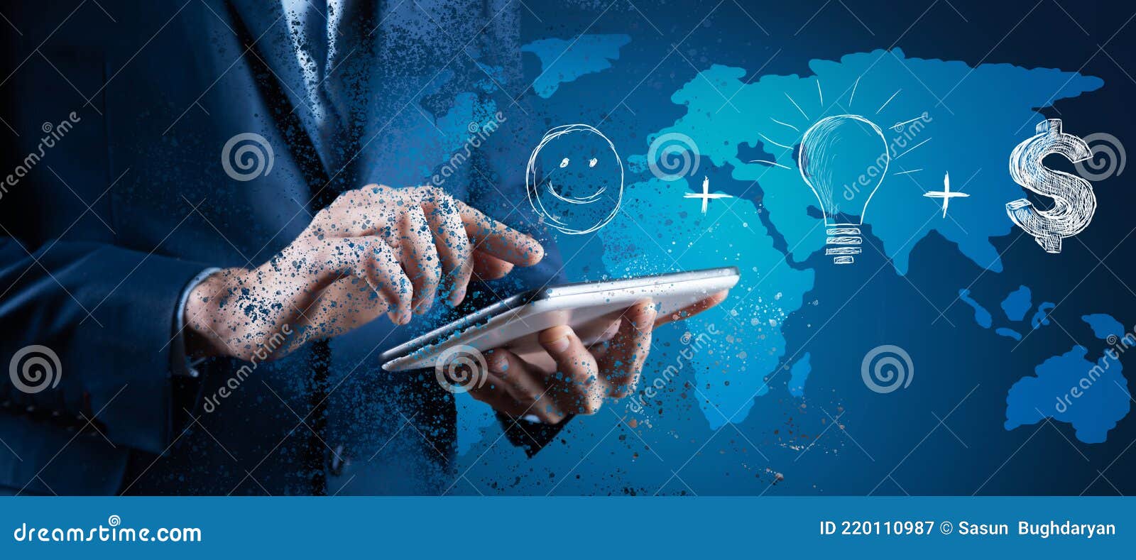 Good Mood Plus Ideas and Money Stock Image - Image of equals, smily ...