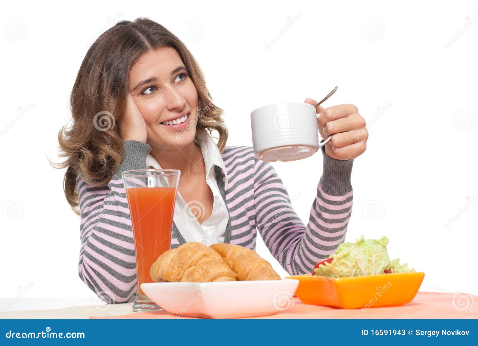 Good morning stock image. Image of coffee, caucasian - 16591943