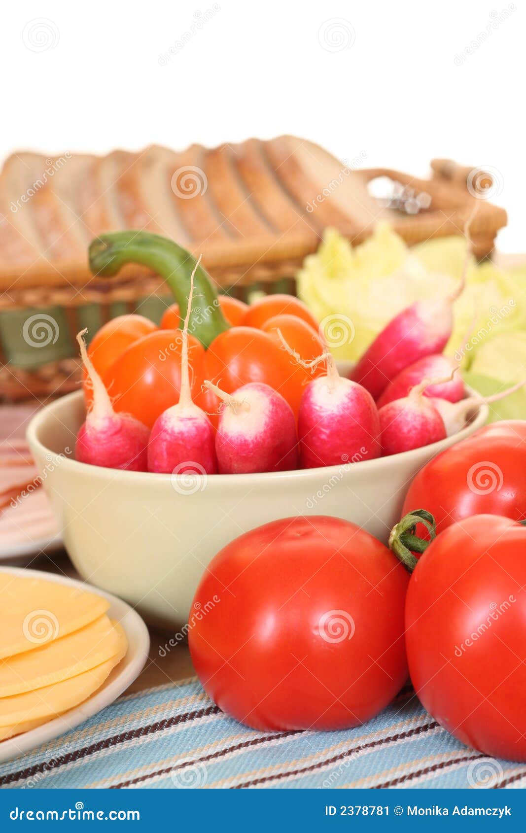 Good morning stock image. Image of eating, bread, tomato - 2378781