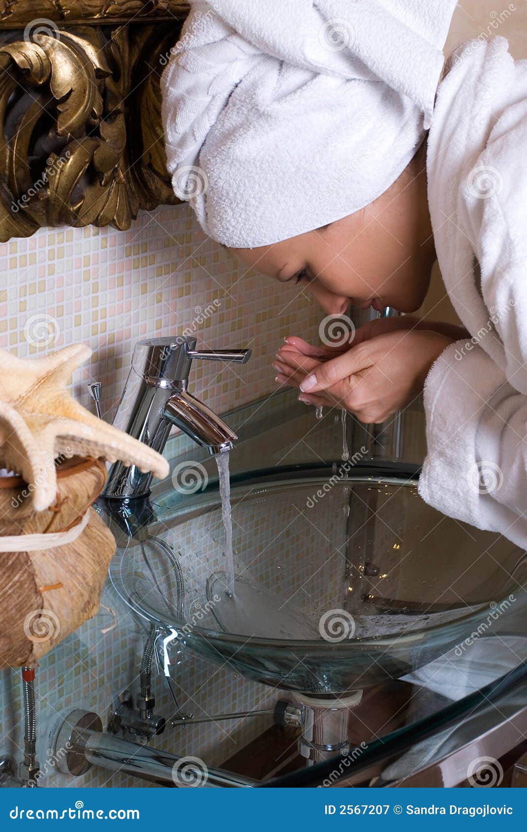 Good morning stock image. Image of facial, cucmber, clean - 2567207