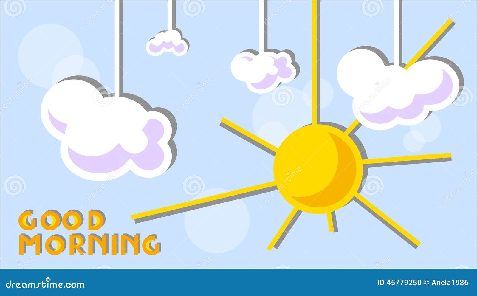 Good morning background stock vector. Illustration of light - 45779250