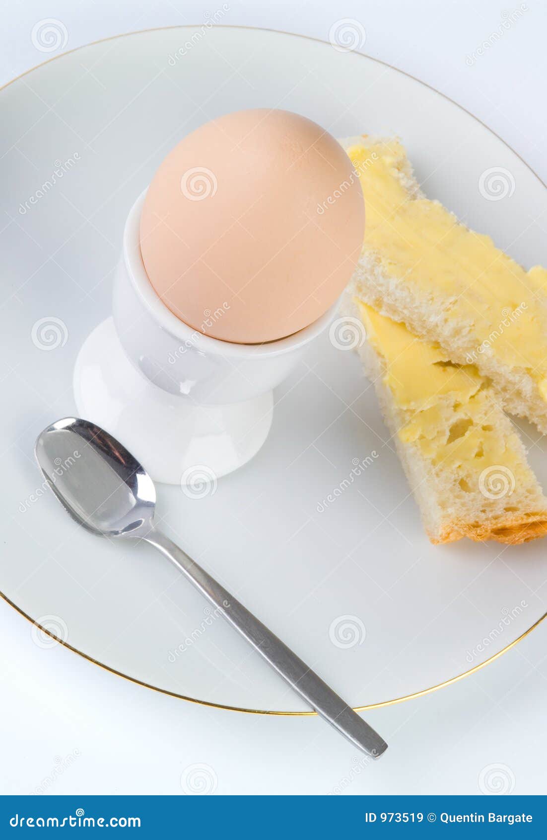 Good Morning Boiled Egg Breakfast Stock Image Image Of Buttered Meal 973519