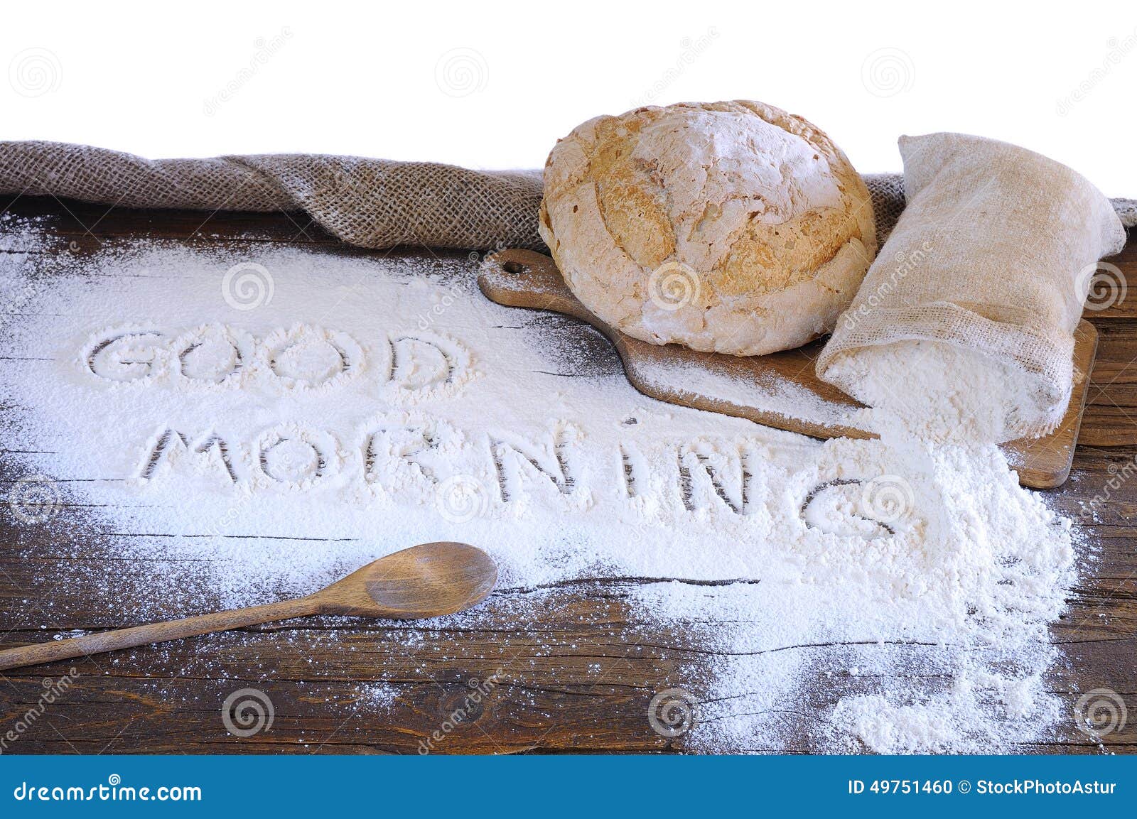 Good morning. stock photo. Image of bread, breakfast - 49751460