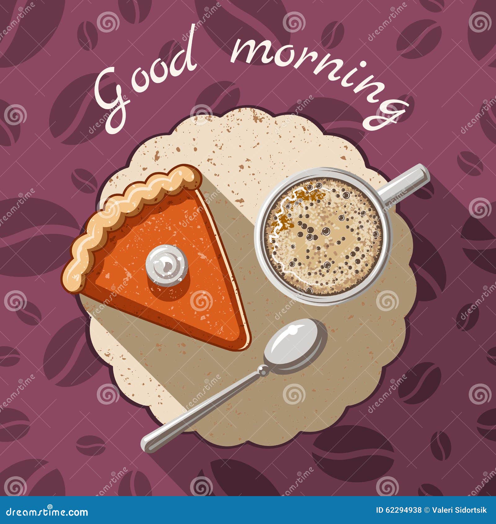 Good morning illustration stock vector. Illustration of quote - 62294938