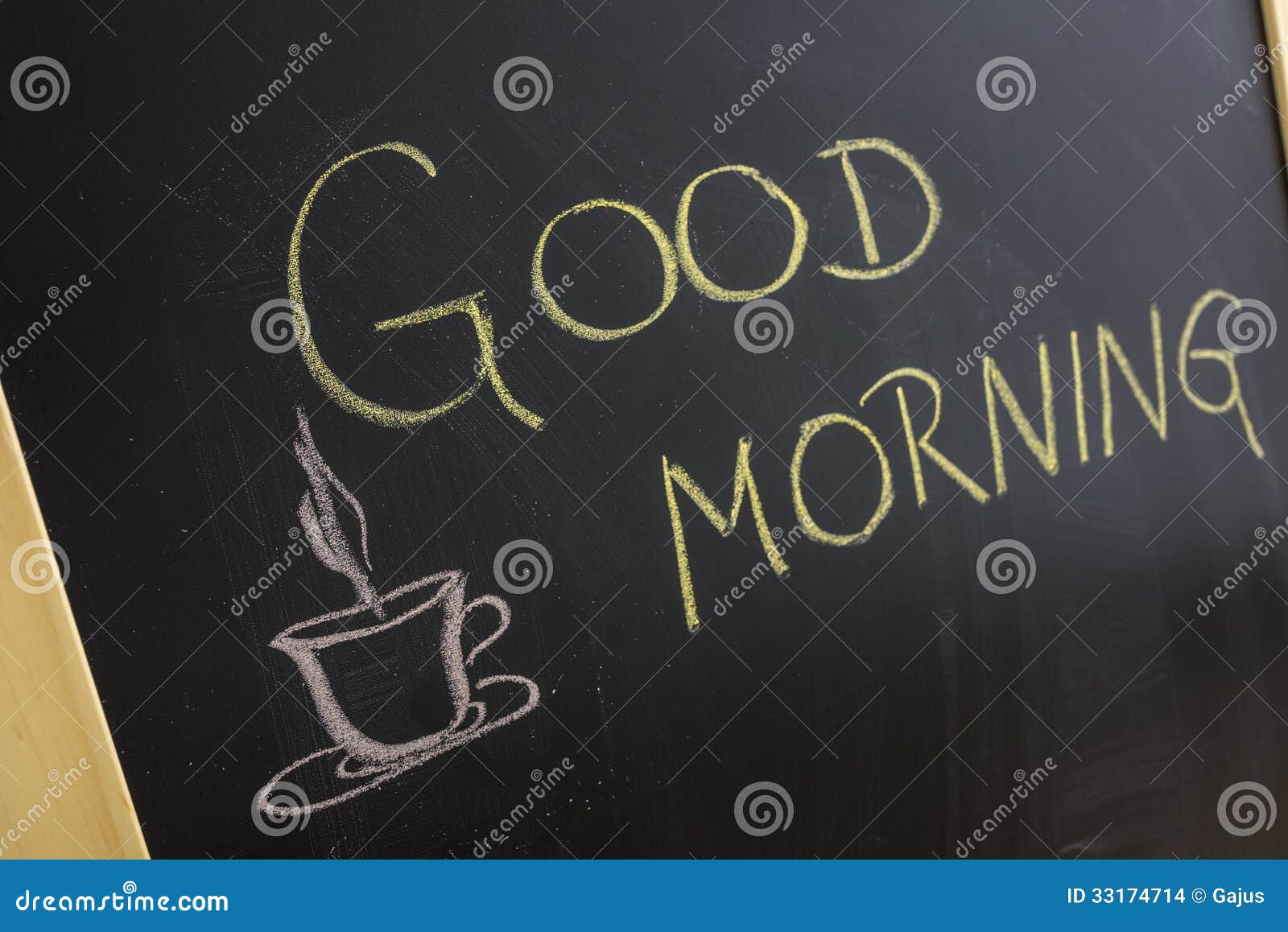 Good Morning Sign On Fence Royalty-Free Stock Photography ...