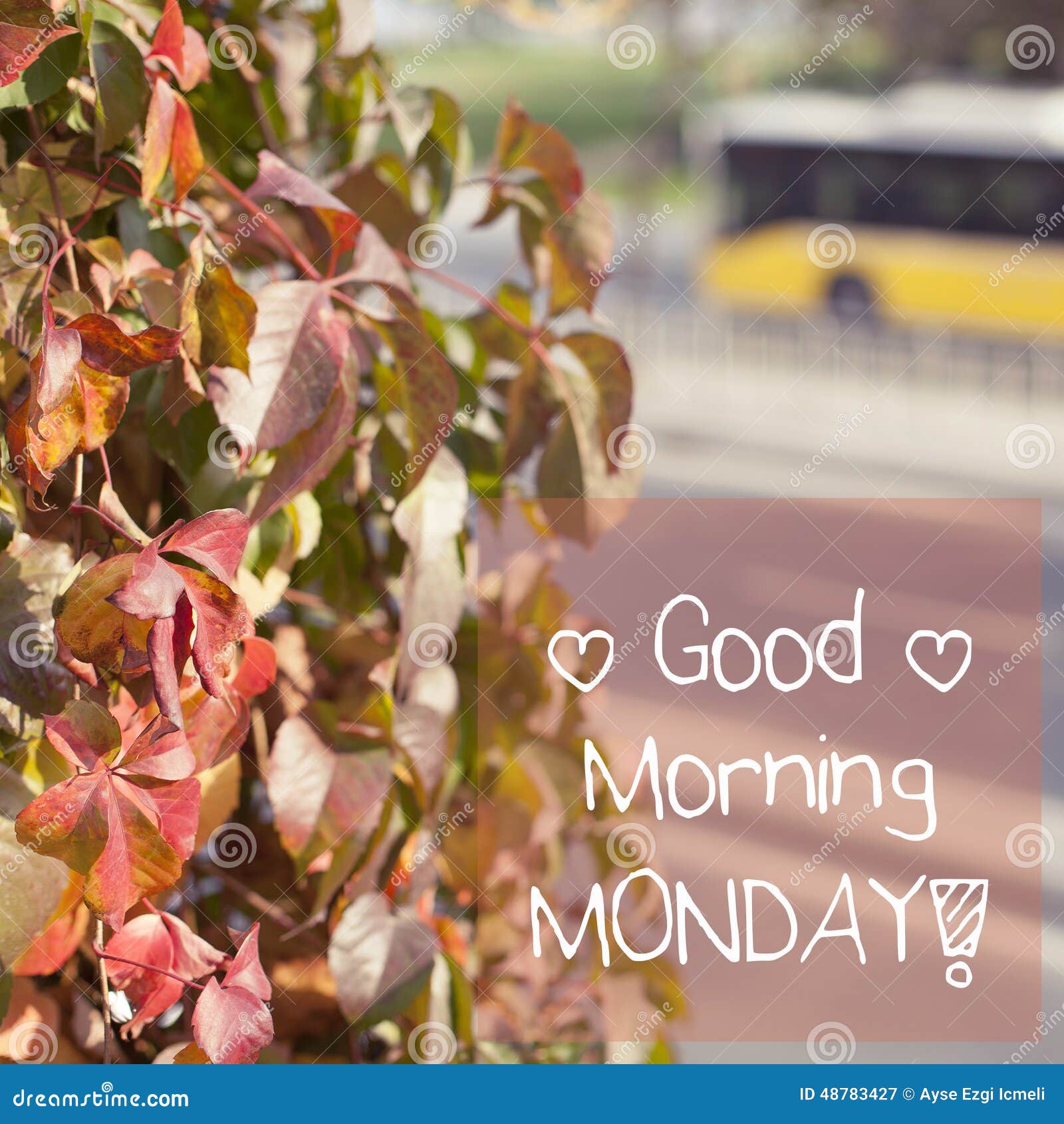 Good Morning Monday / Inspirational Background Design Stock Image ...