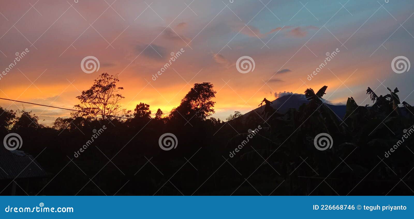 Good Morning Mount Slamet Indonesia, Central Java, Tegal Regency, Bumi ...