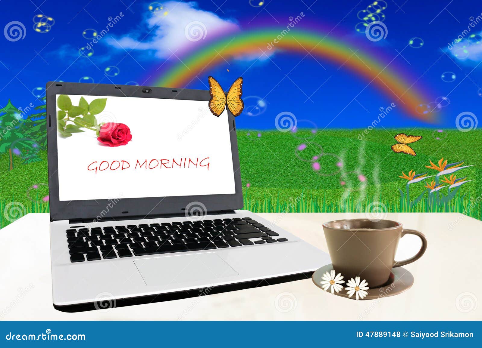 Good Morning, stock photo. Image of book, business, outdoor - 47889148