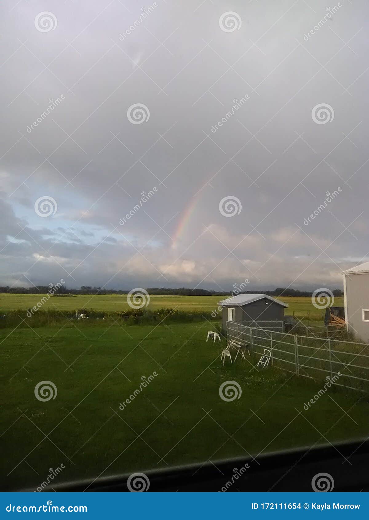 Morning rainbow stock photo. Image of rainbow, gray - 172111654