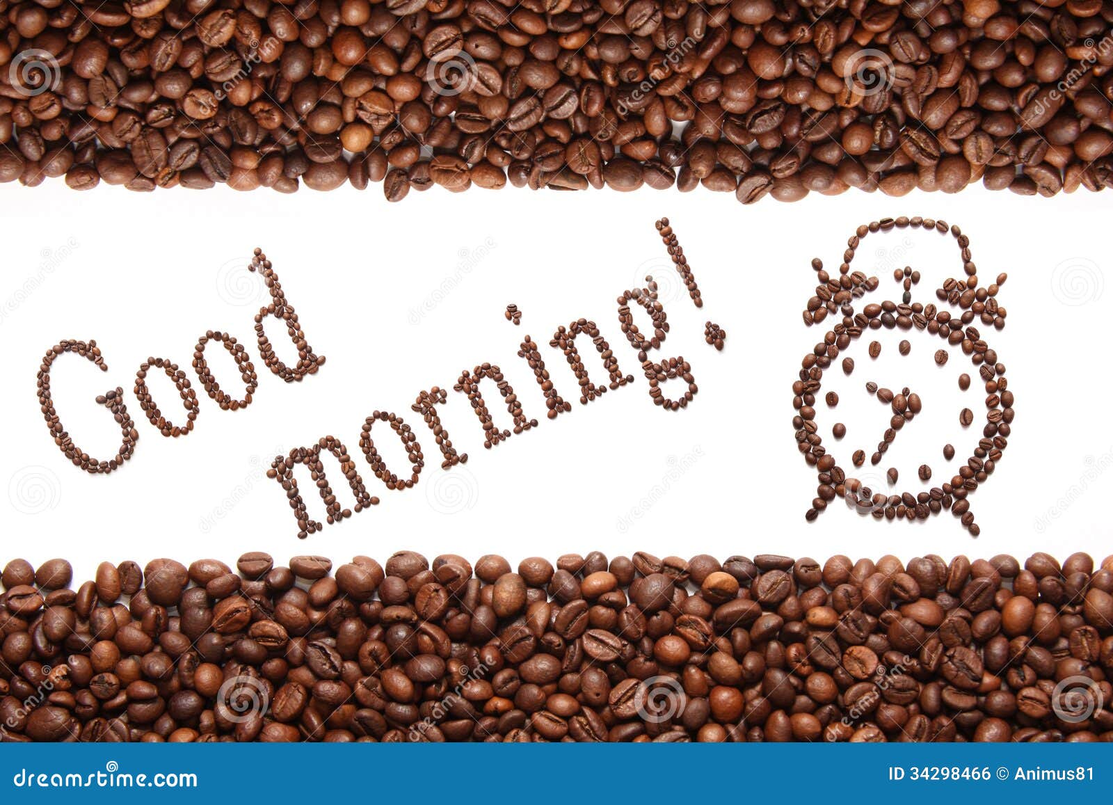 Good morning stock photo. Image of corn, concept, time - 34298466