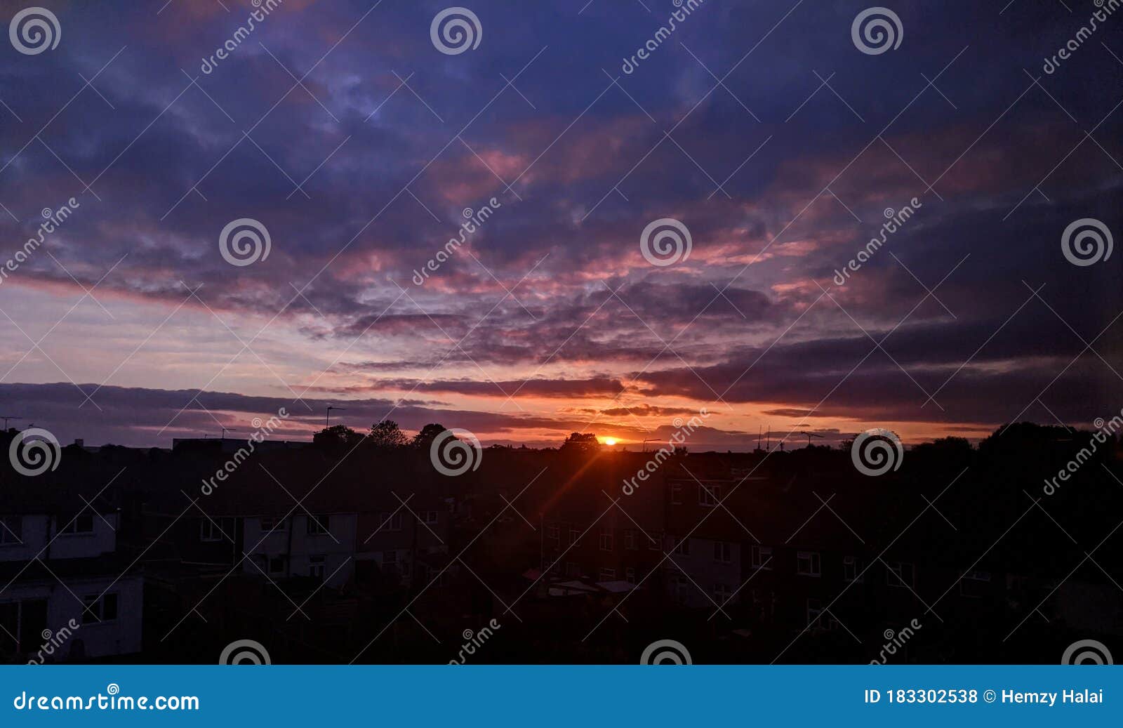Good Morning Sunrise Horizon Views Stock Photo - Image of dusk, light ...