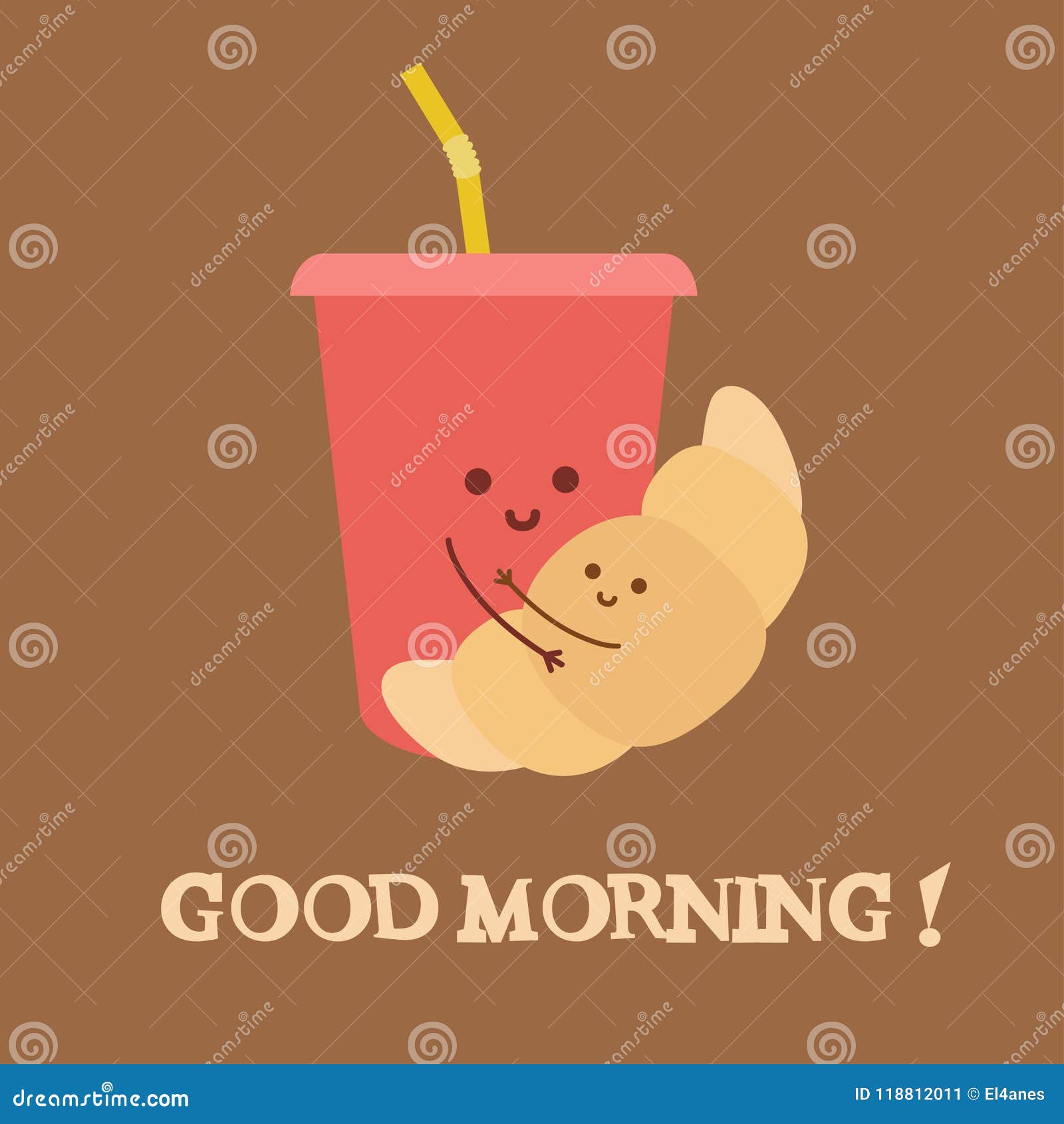 Good Morning. Vector Illustration Stock Vector - Illustration of ...