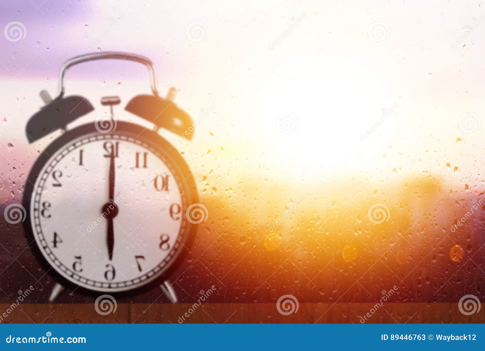 Good Morning and Wake Up Concept Stock Image - Image of retro, mirror ...