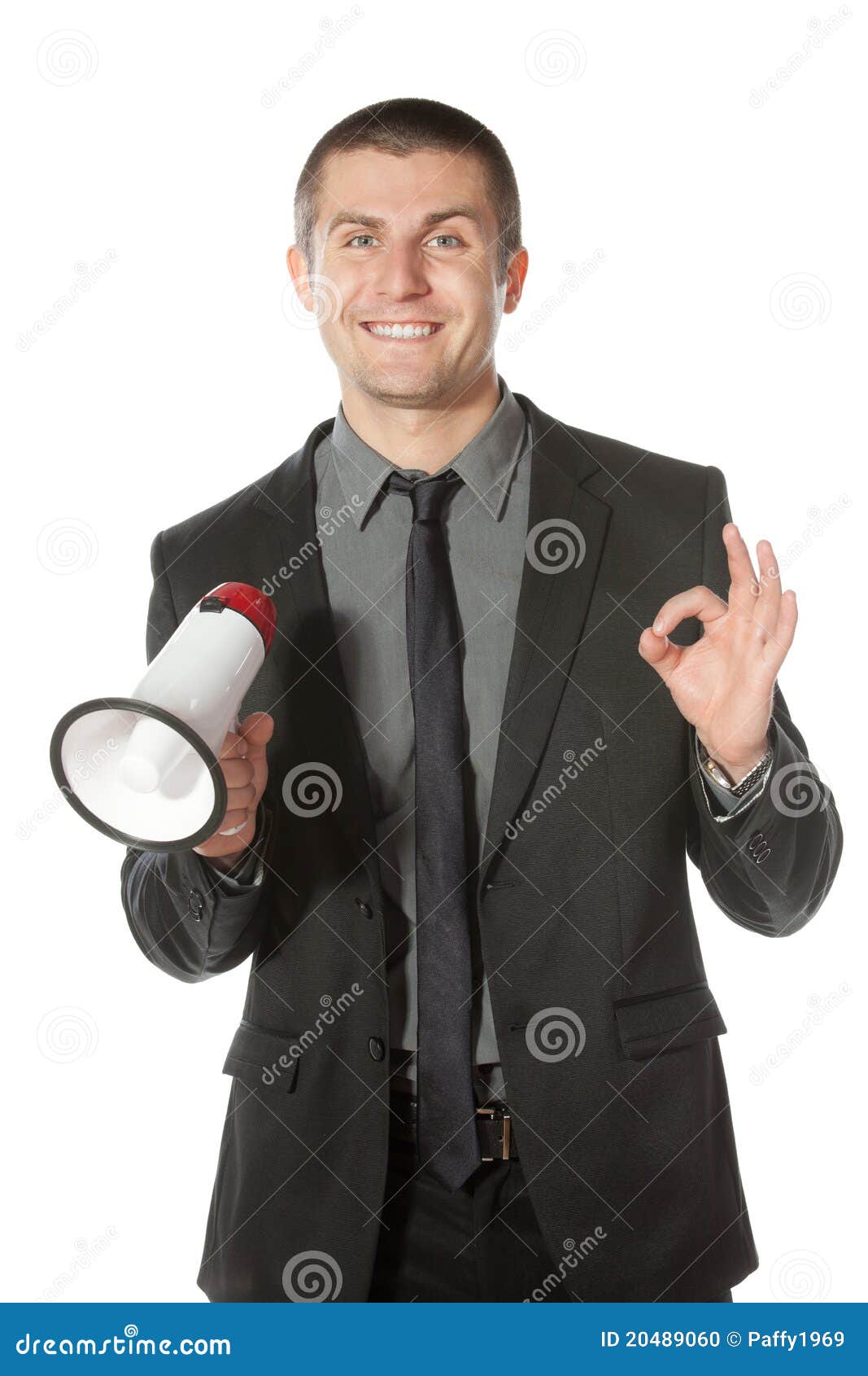 Good news! stock photo. Image of confident, happy, inform - 20489060