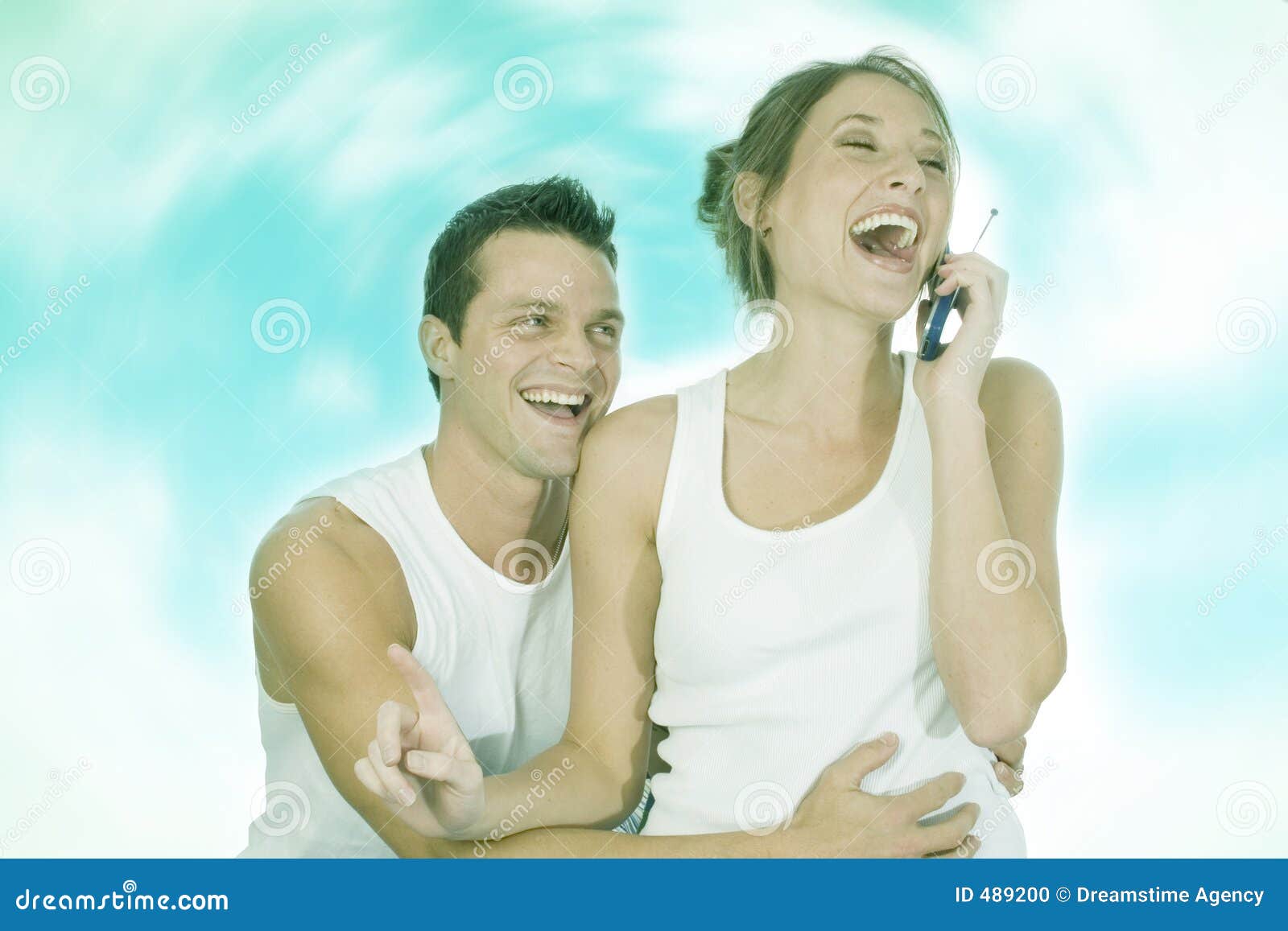 Good news stock photo. Image of caucasian, smiling, smile - 489200