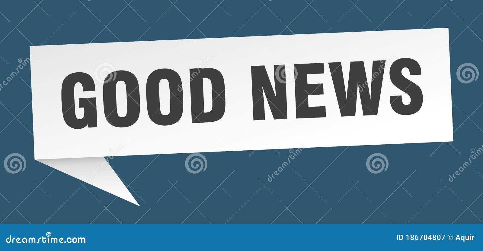 Good News Banner. Good News Speech Bubble Stock Vector - Illustration ...