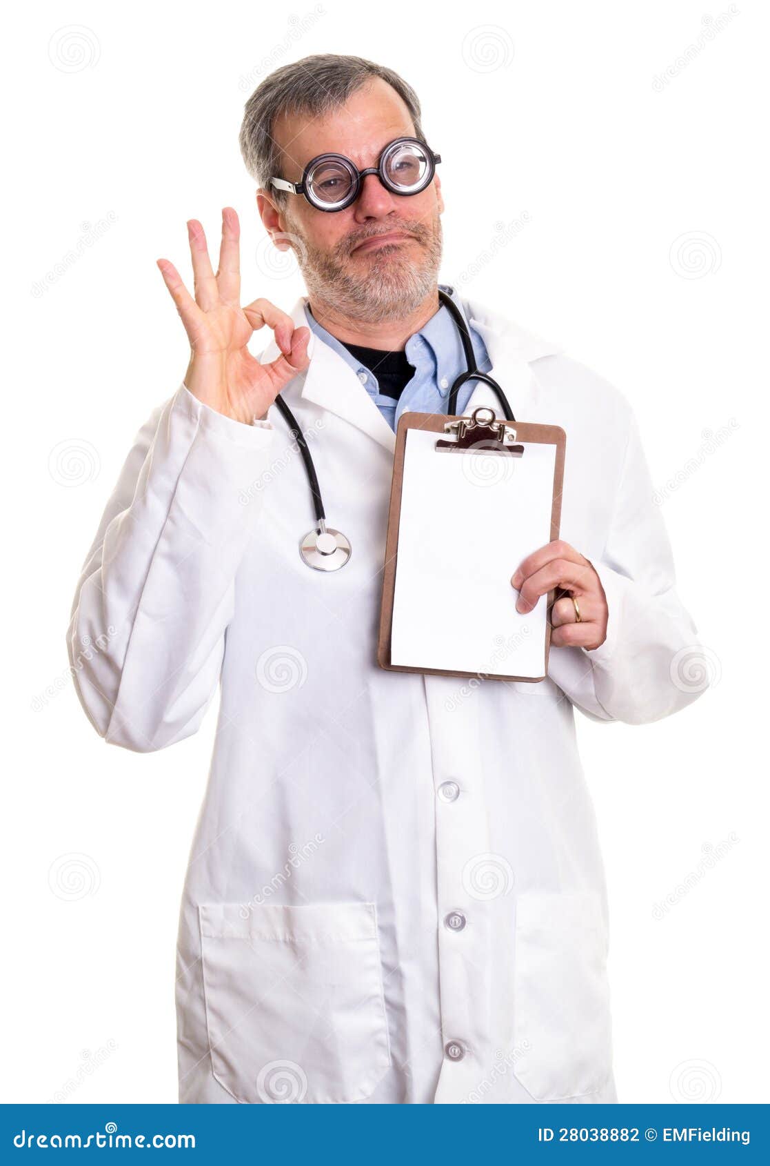 Good news Doctor stock photo. Image of doctor, test, white - 28038882