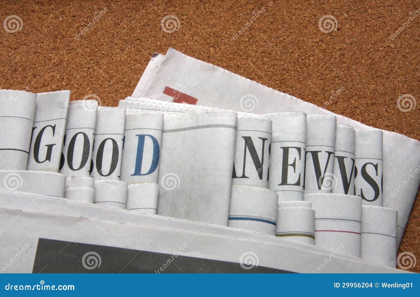 Good news on newspapers stock photo. Image of education - 29956204