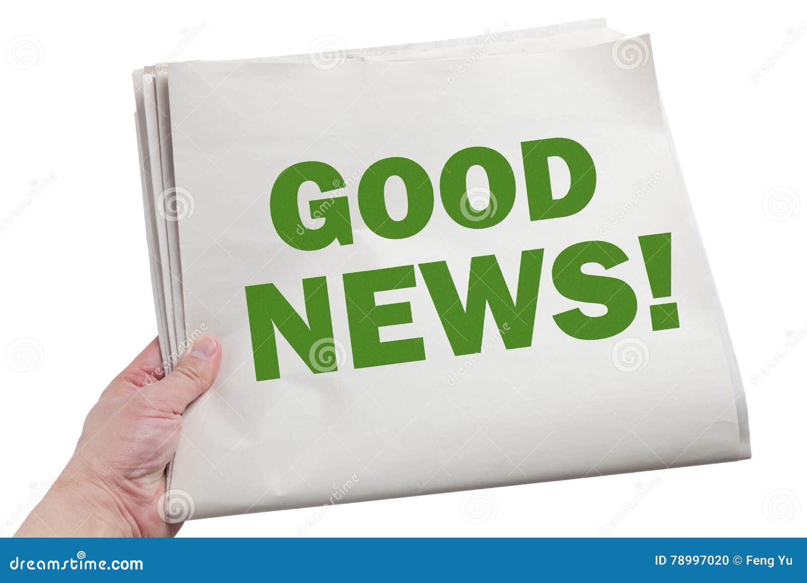 Good News stock photo. Image of headline, announcement - 78997020