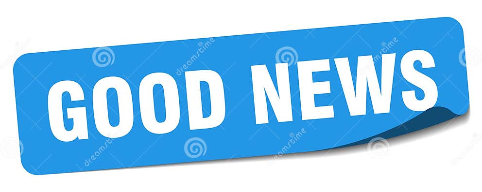 Good News Sticker. Good News Label Stock Vector - Illustration of ...