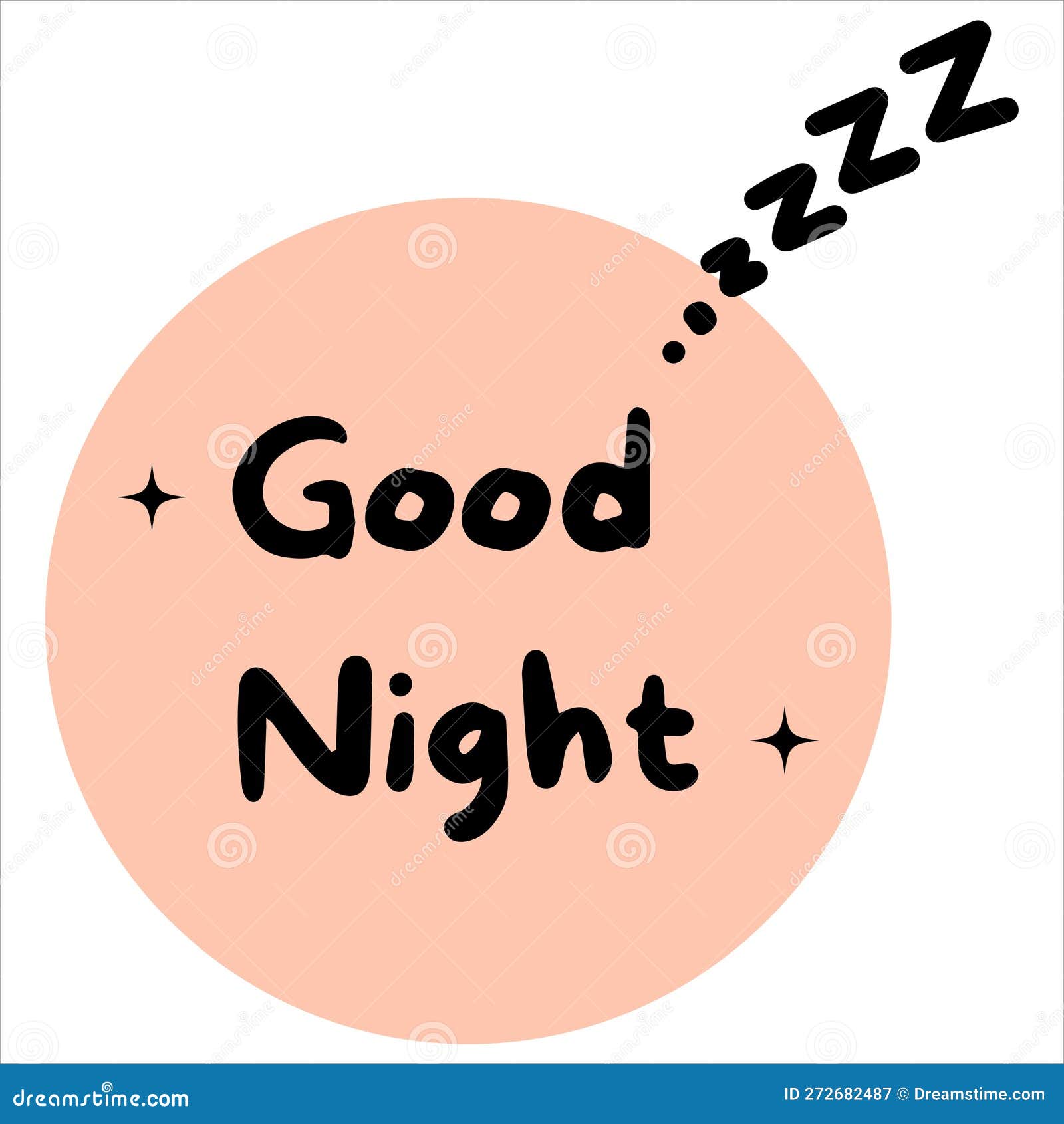 Good Night. Good Night Poster Design. Good Sleep. Sleep Stock Vector ...