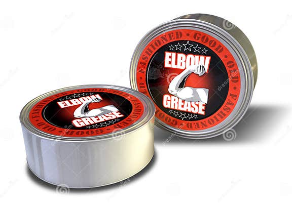 Good Old-Fashioned Elbow Grease Stock Illustration - Illustration of ...