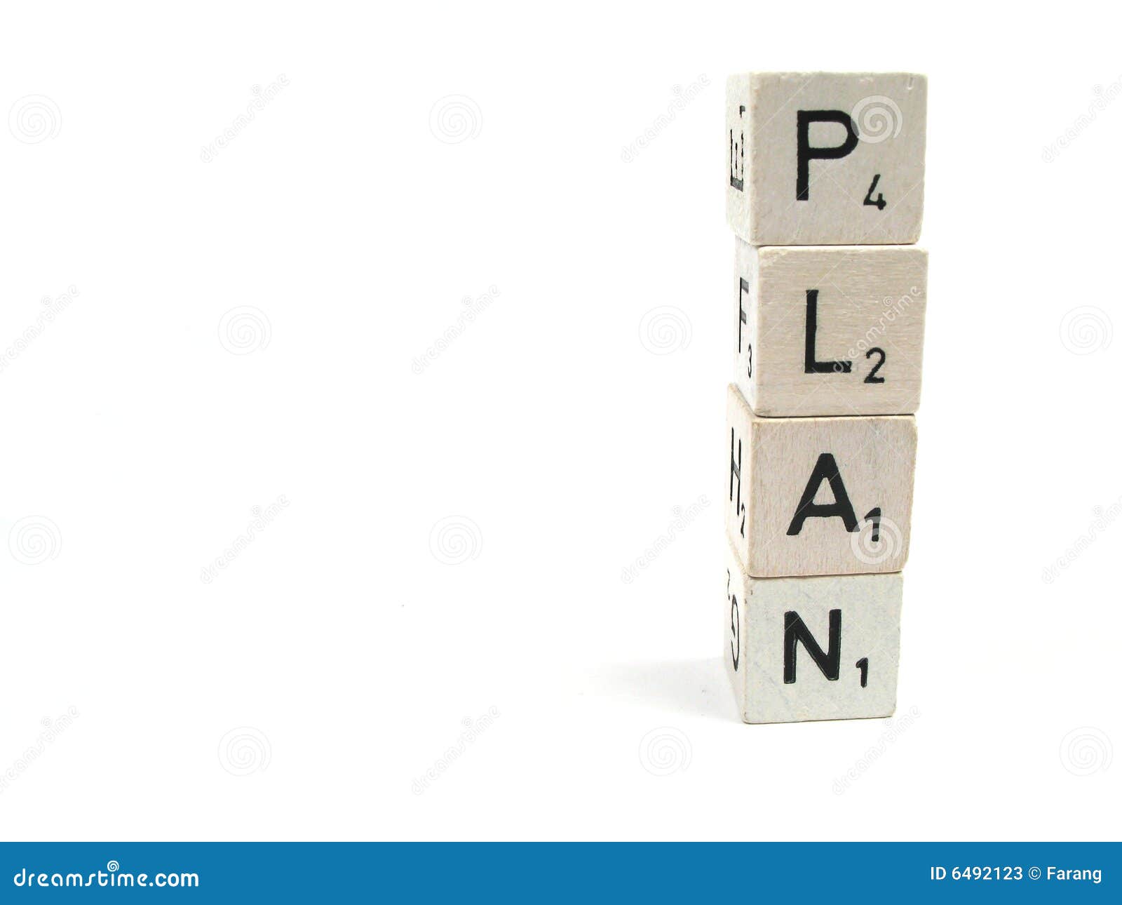 A good plan stock image. Image of ideas, cubes, planning - 6492123