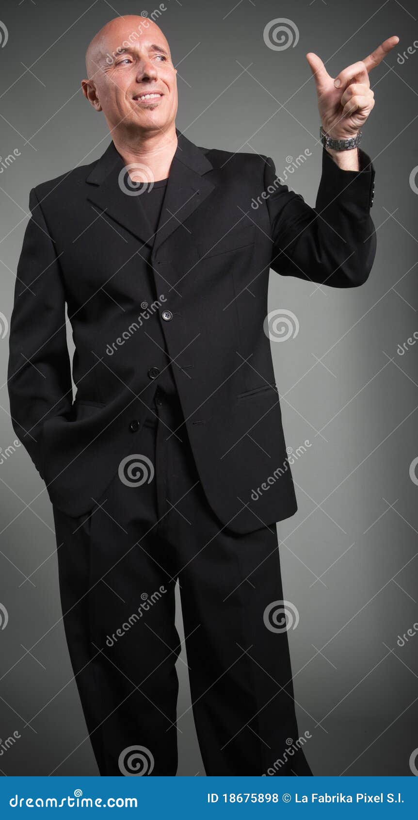 Good point stock photo. Image of mobster, point, adult - 18675898