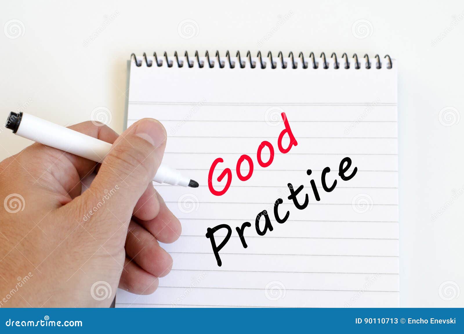 Good Practice Text Concept on Notebook Stock Image - Image of ...