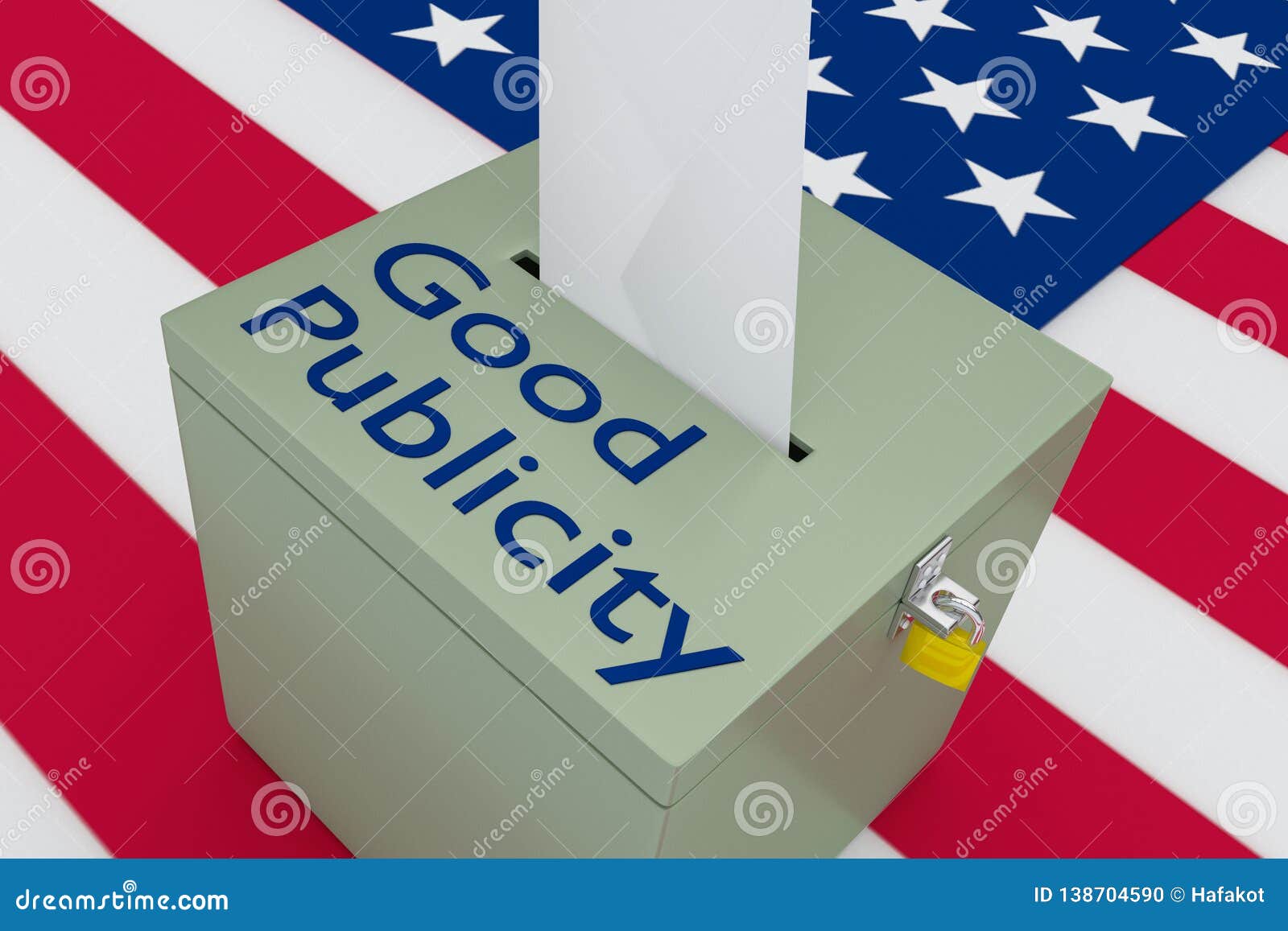 Good Publicity concept stock illustration. Illustration of ballot ...
