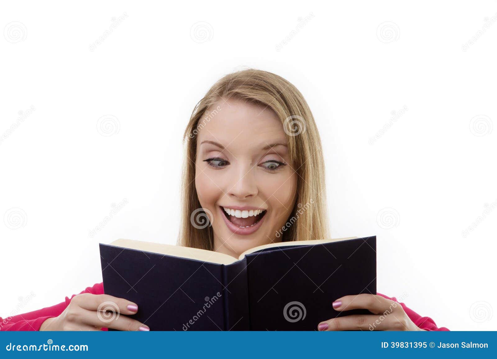 A good read stock image. Image of learning, face, pretty - 39831395