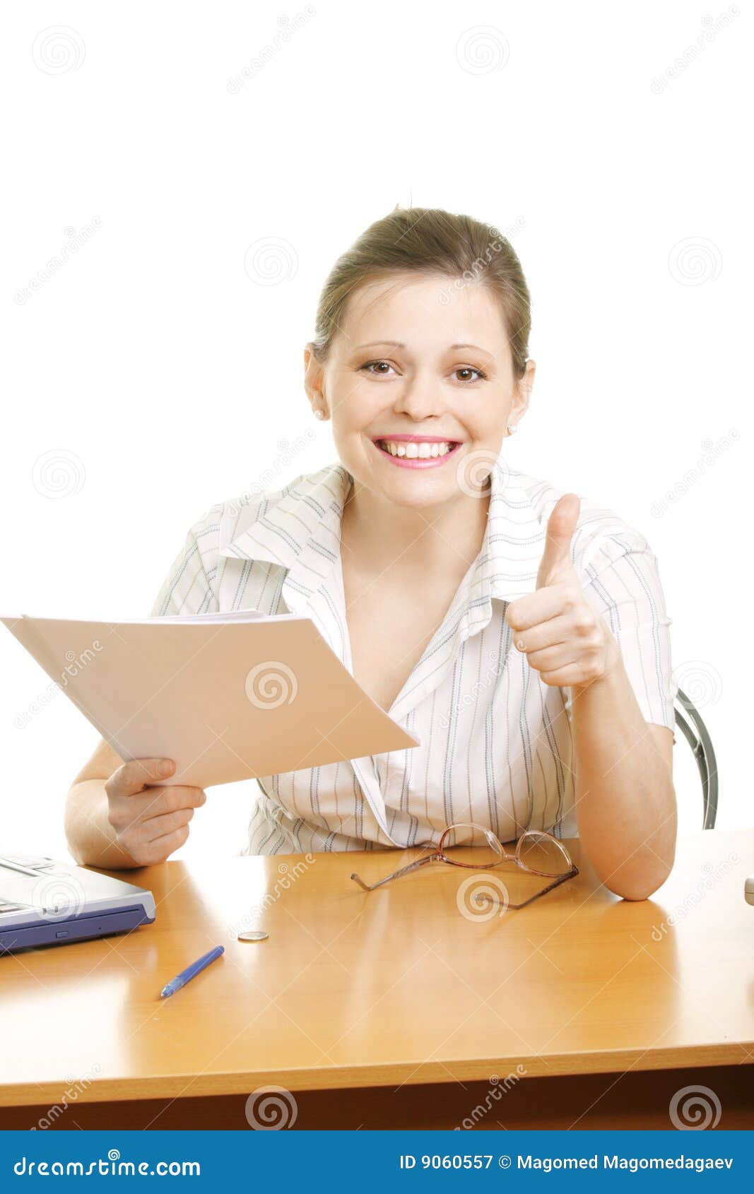 Good report stock image. Image of people, toothy, tabletop - 9060557