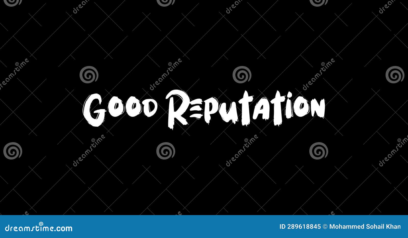 Good Reputation Grunge Transition Effect of Typography Text Animation ...