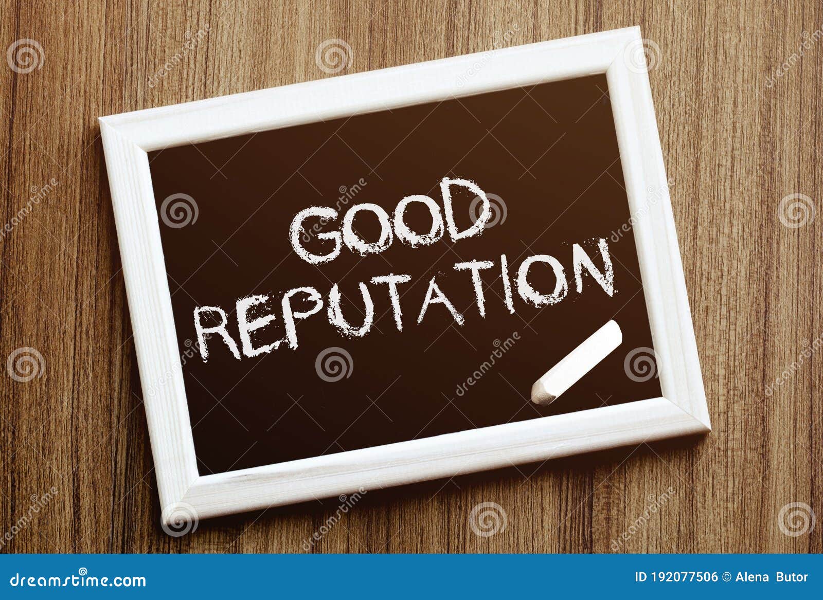 Good Reputation. Hand Writing with Copyspace for Text Stock Photo ...