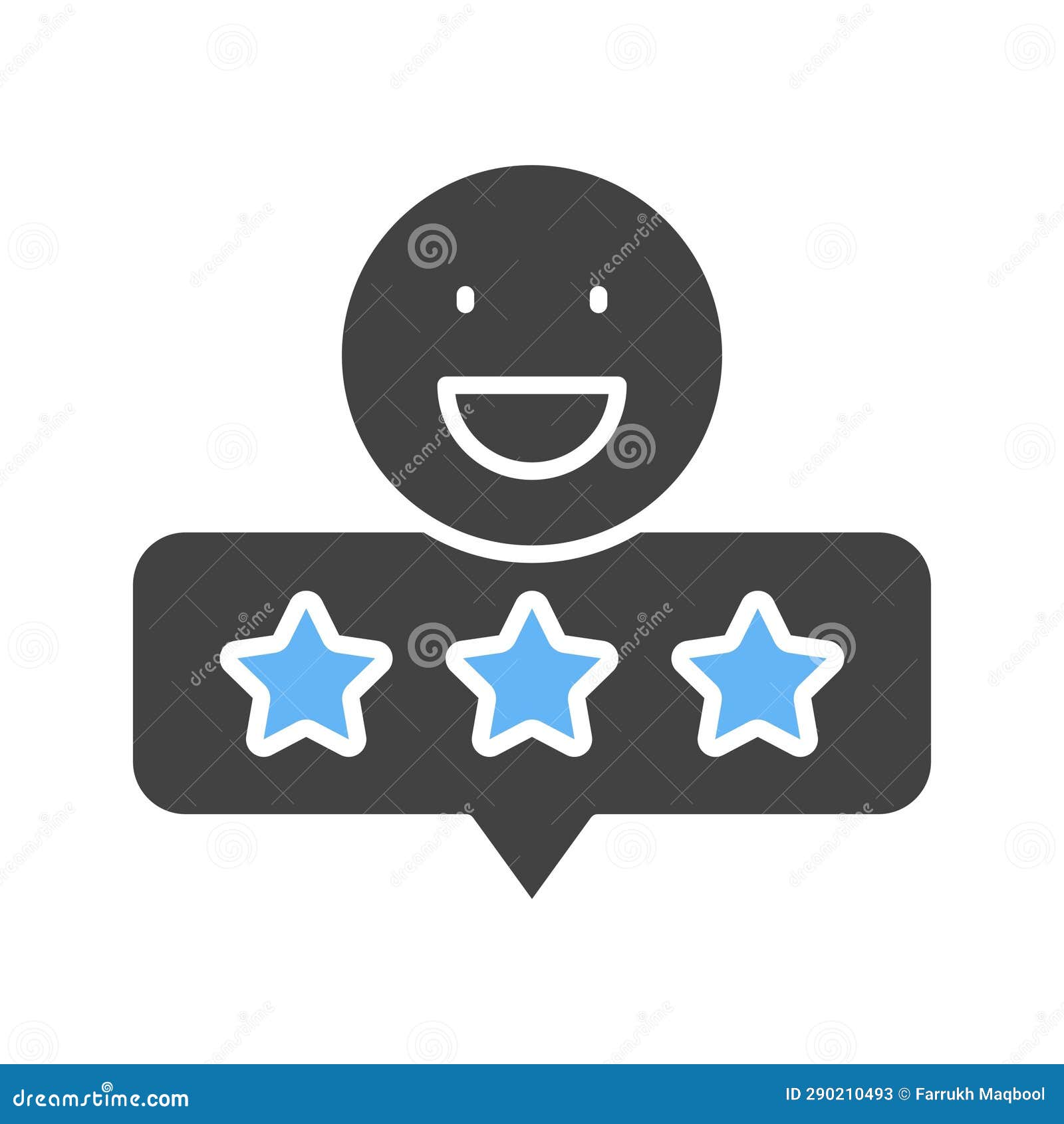Good Review Icon Image. stock illustration. Illustration of concept ...