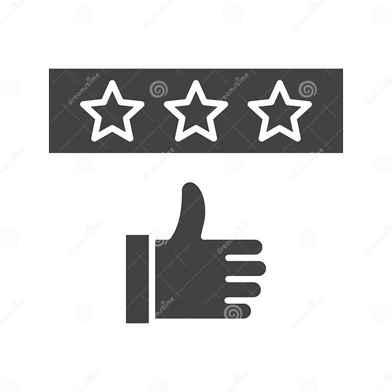 Good Review Icon Vector Image. Stock Vector - Illustration of icon ...